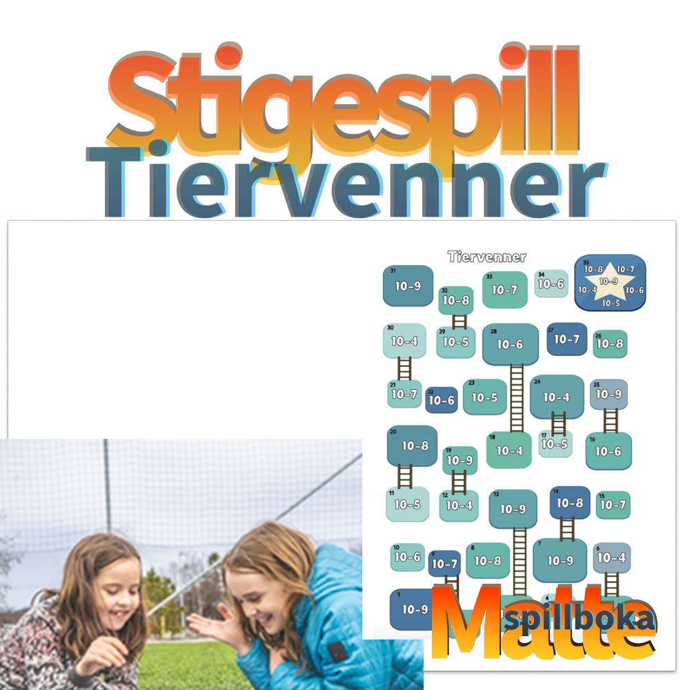 Stigespill | Tiervenner - Mattespillboka